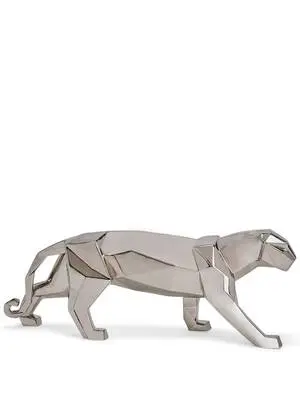 LLADRO Panther Sculpture - Silver