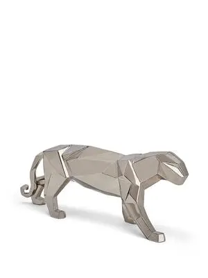 LLADRO Panther Sculpture - Silver