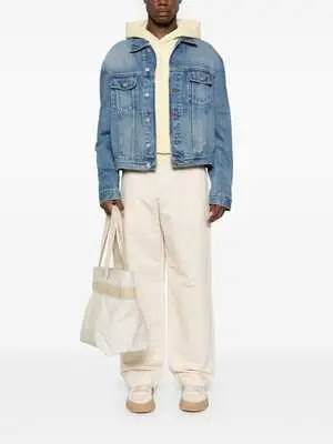 Jacquemus Le Hoodie Gros Grain Top - Neutrals