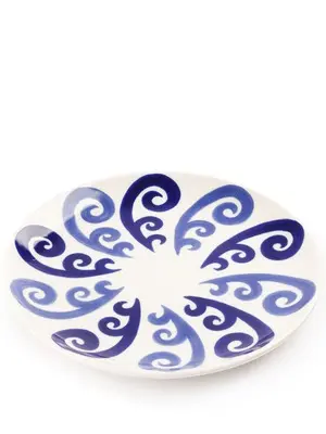 Themis Z Athenee Peacock Dessert Plate - White