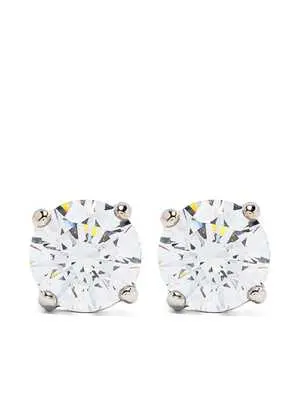 SWAROVSKI Stilla Attract Stud Earrings - Silver