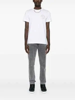 Versace Logo-print Cotton T-shirt - White