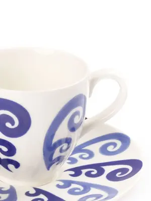 Themis Z Athenee Peacock Tea Cup And Saucer