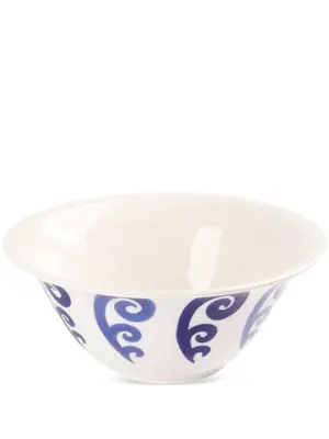 Themis Z Athenee Peacock Salad Bowl - White