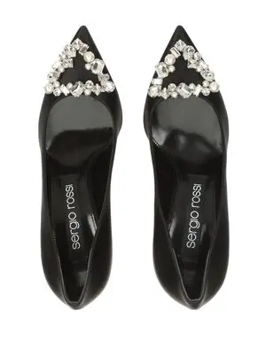 SERGIO ROSSI 90mm Godiva Pumps - Black