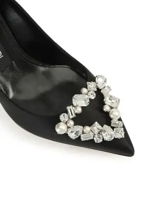 SERGIO ROSSI 90mm Godiva Pumps - Black