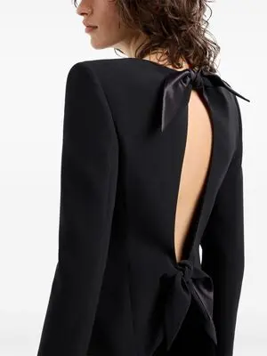 Giorgio Armani Bow-detail Zipped Jacket