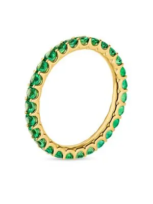 VEYNOU 14kt Yellow Emerald Eternity Ring