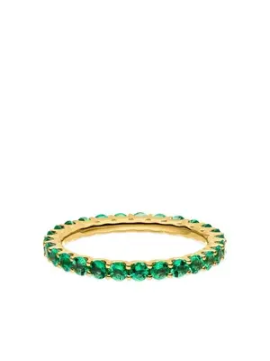 VEYNOU 14kt Yellow Emerald Eternity Ring