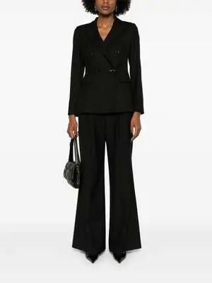 Givenchy High-waisted Palazzo Trousers - Black