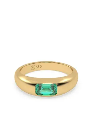VEYNOU 14kt Yellow Emerald Ring - Gold
