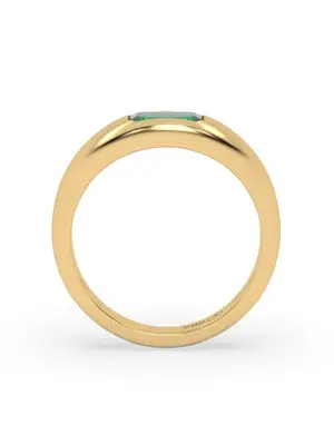 VEYNOU 14kt Yellow Emerald Ring