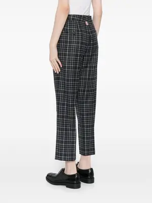 Thom Browne Plaid Check Trousers - Grey