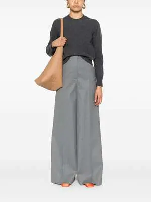 JIL SANDER Mélange Wool Jumper - Grey