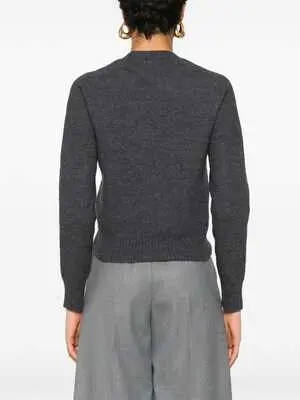 JIL SANDER Mélange Wool Jumper - Grey