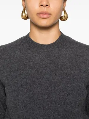 JIL SANDER Mélange Wool Jumper - Grey
