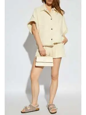 IRO PARIS Bouclé Zip-up Shorts