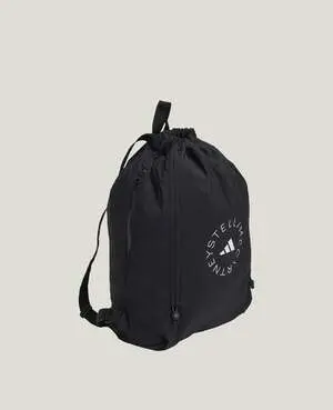Stella McCartney Logo Gym Sack - Black/white