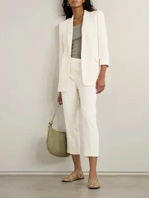 Theory Plissé-crepe Blazer