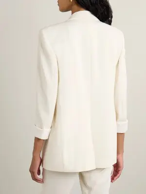 Theory Plissé-crepe Blazer