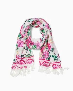 Lilly Pulitzer® Resort Scarf Coconut Safari Sanctuary Engineered Scarf