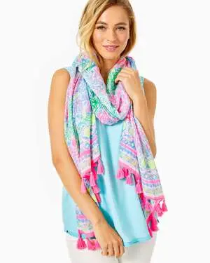 Lilly Pulitzer® Resort Scarf Multi Stargazer Engineered Scarf