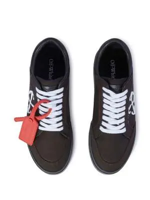 Off-White Vulcanized Canvas Low Top Sneakers