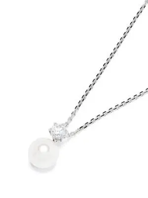 SWAROVSKI Matrix Earrings And Necklace Set - Silver