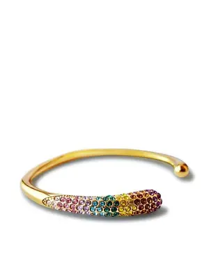 HZMER JEWELLERY Rhinestone-embellished Bangle