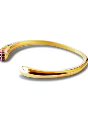 HZMER JEWELLERY Rhinestone-embellished Bangle