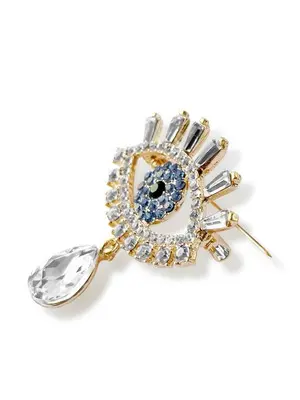 HZMER JEWELLERY Evil Eye Brooch