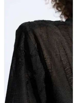 IRO PARIS Distressed Semi-sheer T-shirt