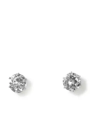 HZMER JEWELLERY Crystal-embellished Drop Earrings
