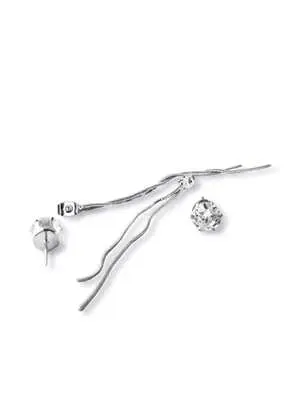 HZMER JEWELLERY Crystal-embellished Drop Earrings