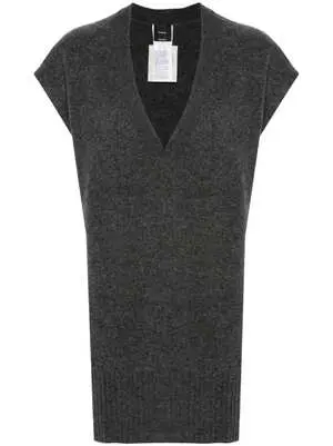Pinko V-neck Fine-knit Gilet