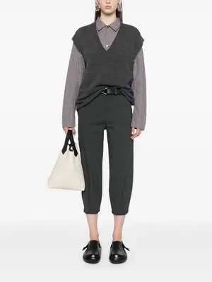 Pinko V-neck Fine-knit Gilet