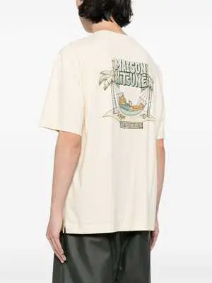 Maison Kitsuné Graphic-print Cotton T-shirt