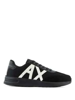 Armani Exchange Panelled Low Top Sneakers