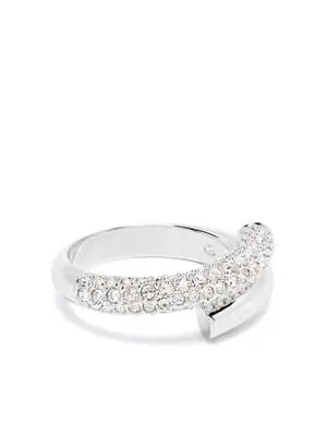SWAROVSKI Dextera Crystal Band Ring - Silver