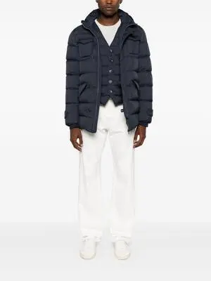 Herno Hooded Down Jacket - Blue