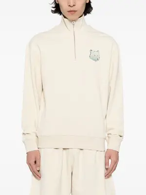 Maison Kitsuné Fox-motif Cotton Sweatshirt