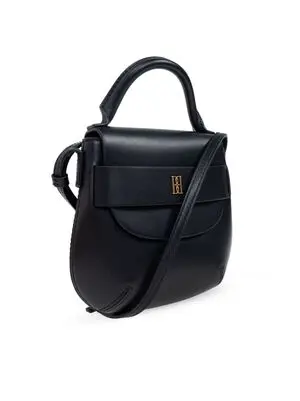 BY MALENE BIRGER Meela Leather Shoulder Bag - Black