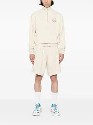 Maison Kitsuné Fox Head Print Track Shorts