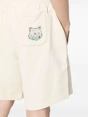 Maison Kitsuné Fox Head Print Track Shorts