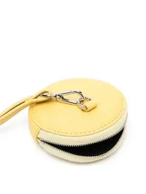Maison Kitsuné Cloud Leather Coin Purse - Yellow
