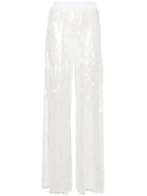 Norma Kamali High-waist Flared Trousers