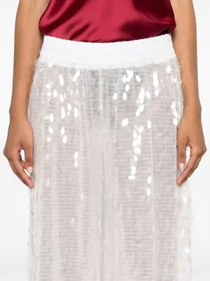 Norma Kamali High-waist Flared Trousers