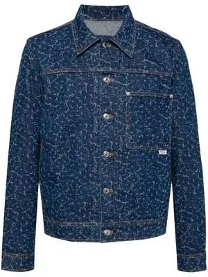 Maison Kitsuné Laser-cut Denim Jacket