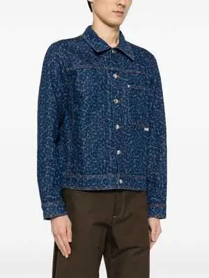 Maison Kitsuné Laser-cut Denim Jacket