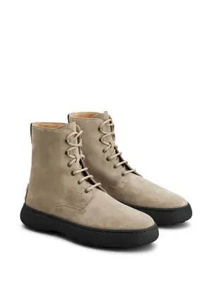 TOD'S W.g. Heritage Ankle Boots - Neutrals